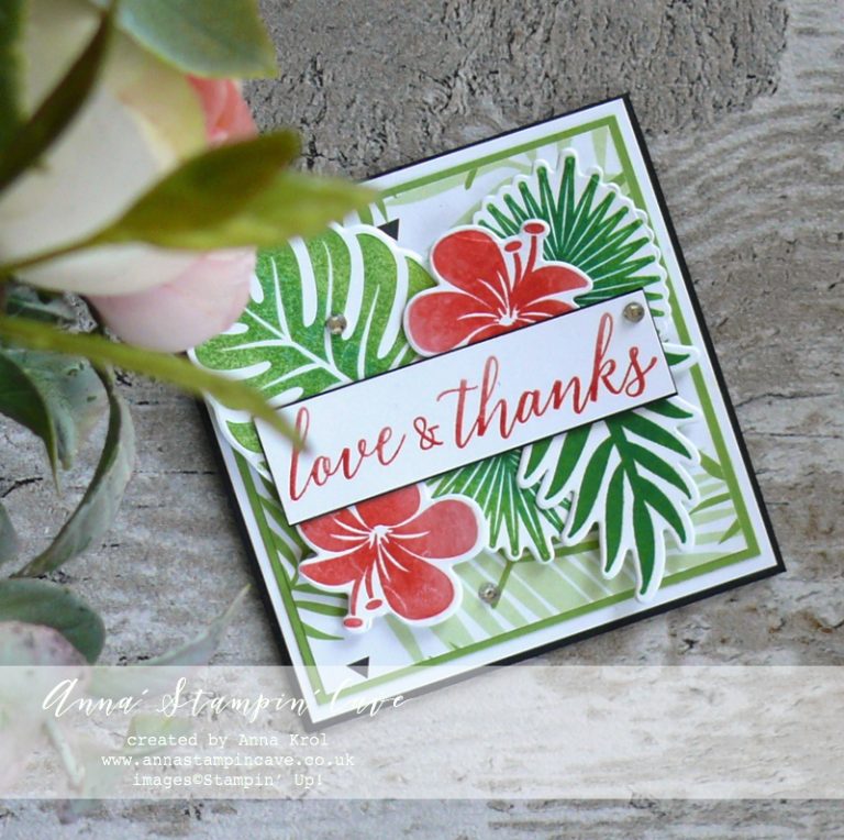 Teachers Thank You Gift Using Stampin' Up! Tropical Chic Bundle • Anna' Stampin' Cave